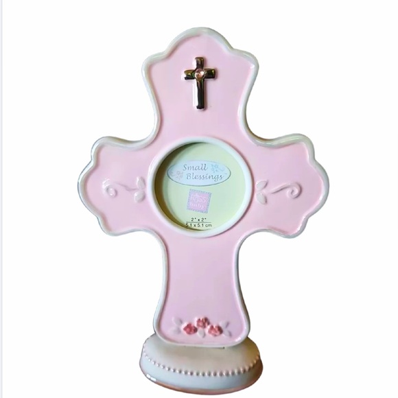 Russ Baby | Accents | Russ Baby Small Blessings Ceramic Cross Baptismal ...